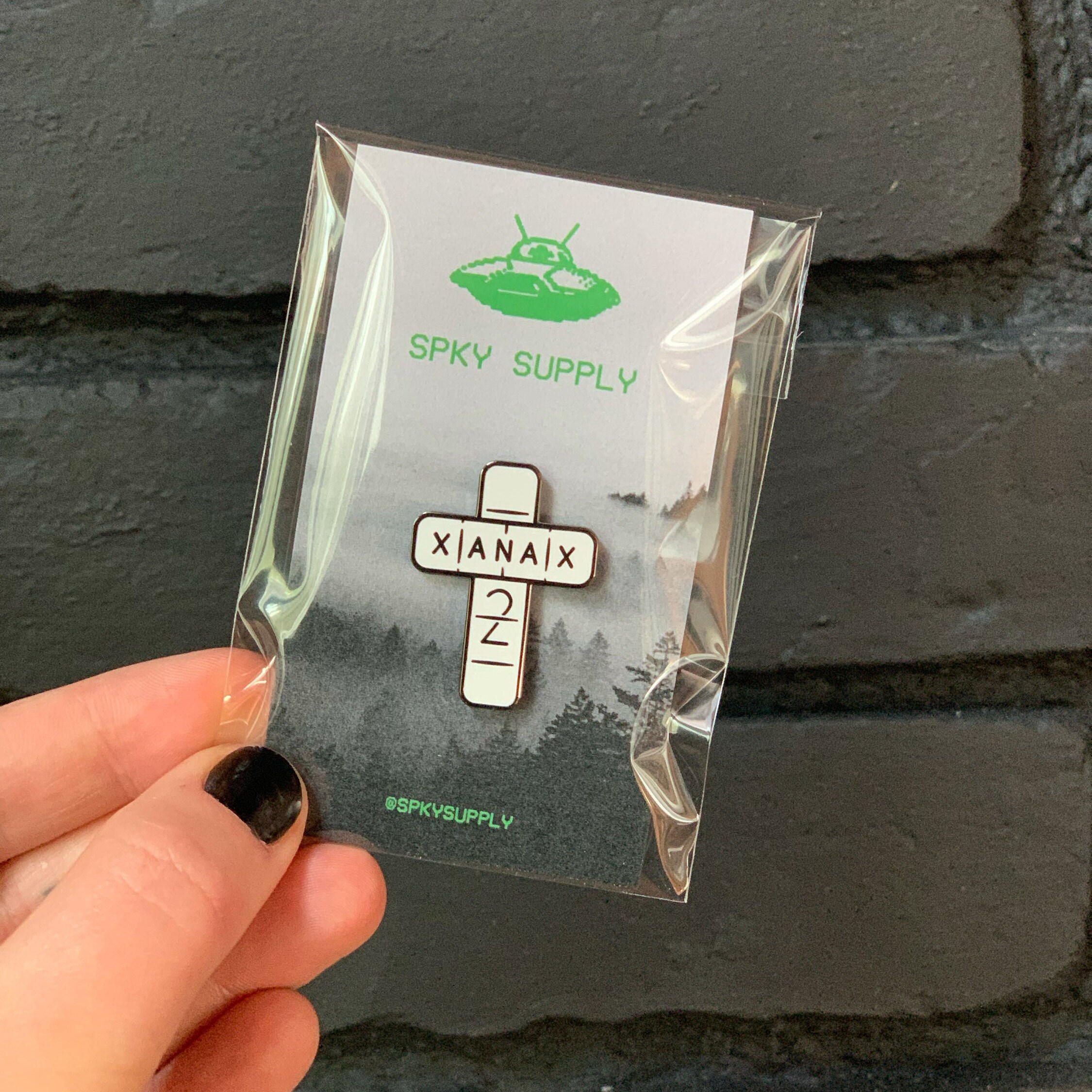 Anti-anxiety Xanny Bar Anxiety Xanax Lapel Pin Hat Pin - Etsy