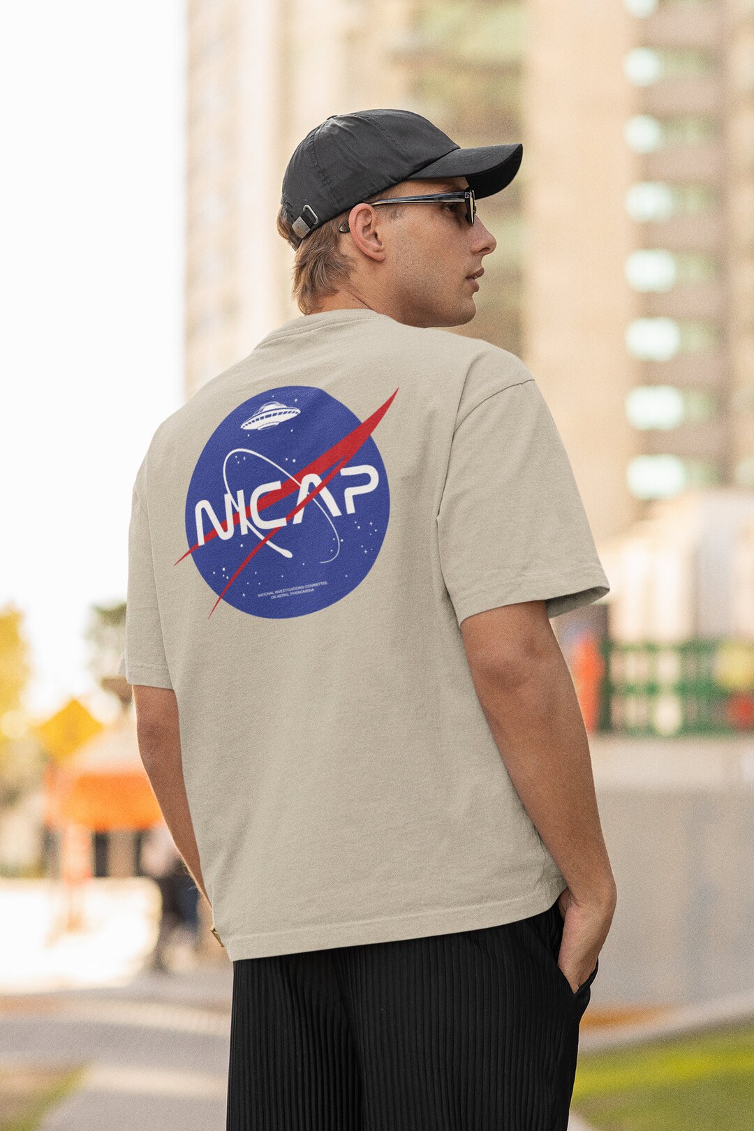 Camiseta NICAP NASA, Expediente X de Max Fenig, Camiseta de fenómenos ...