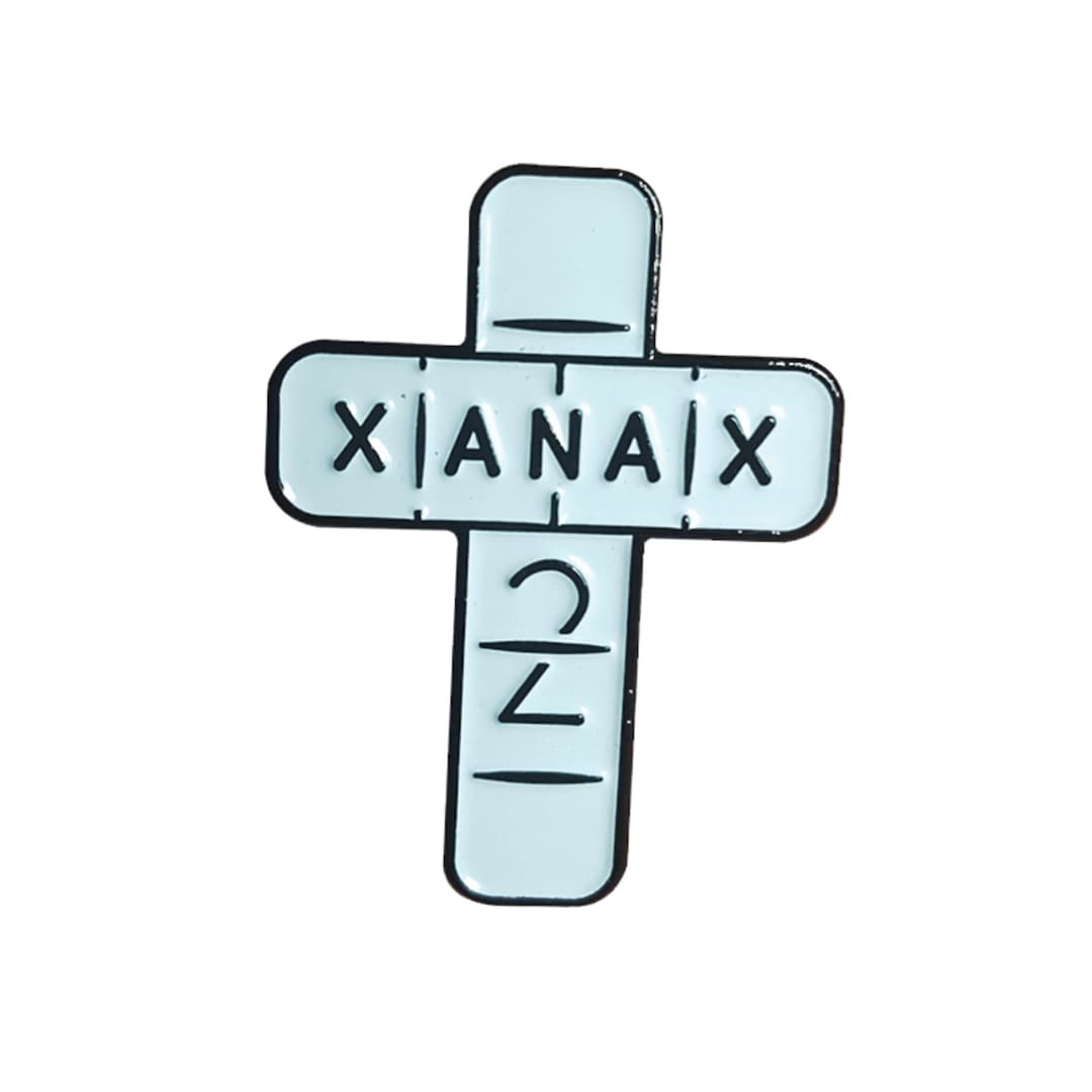 Anti-anxiety, Xanny Bar, Anxiety, Xanax, Lapel Pin, Hat Pin, Collector ...