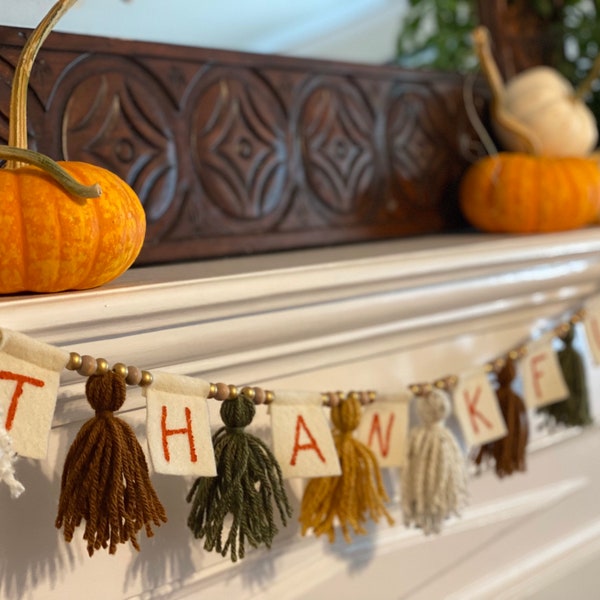 Thanksgiving Banner - Etsy