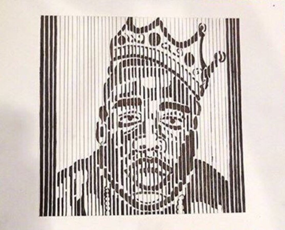 Notorious BIG Art Print, Line Drawing, Pen & Ink - Etsy