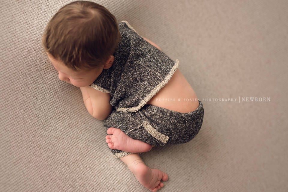 Newborn Prop Sewing Pattern, DIY, Digital Download, Trey Newborn Vest ...