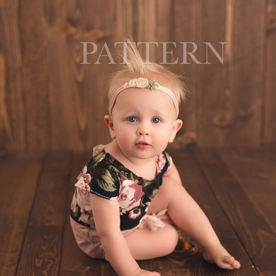 Sitter Prop Sewing Pattern, DIY, Digital Download, Ella Sitter Romper ...