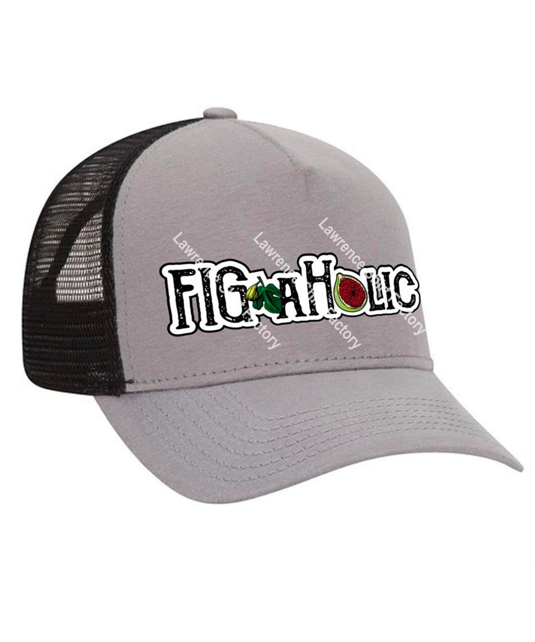 Figaholic Trucker Snapback Cap/ Fig Addicted/ Funny Gardener's T-shirt ...