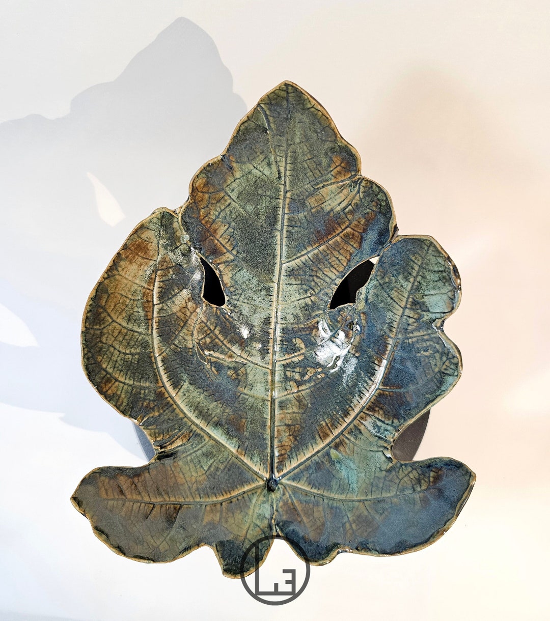 Handmade Ceramic Fig Leaf Dish/ One-of-a-kind Ceramics/ Figaholic ...