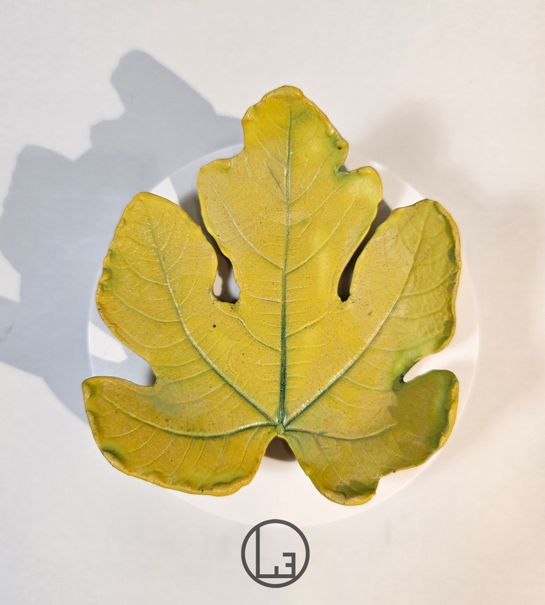 Handmade Ceramic Fig Leaf Dish/ One-of-a-kind Ceramics/ Figaholic ...