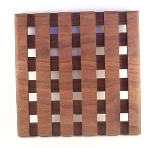 Walnut Wooden Trivet, Wooden Trivet - Etsy