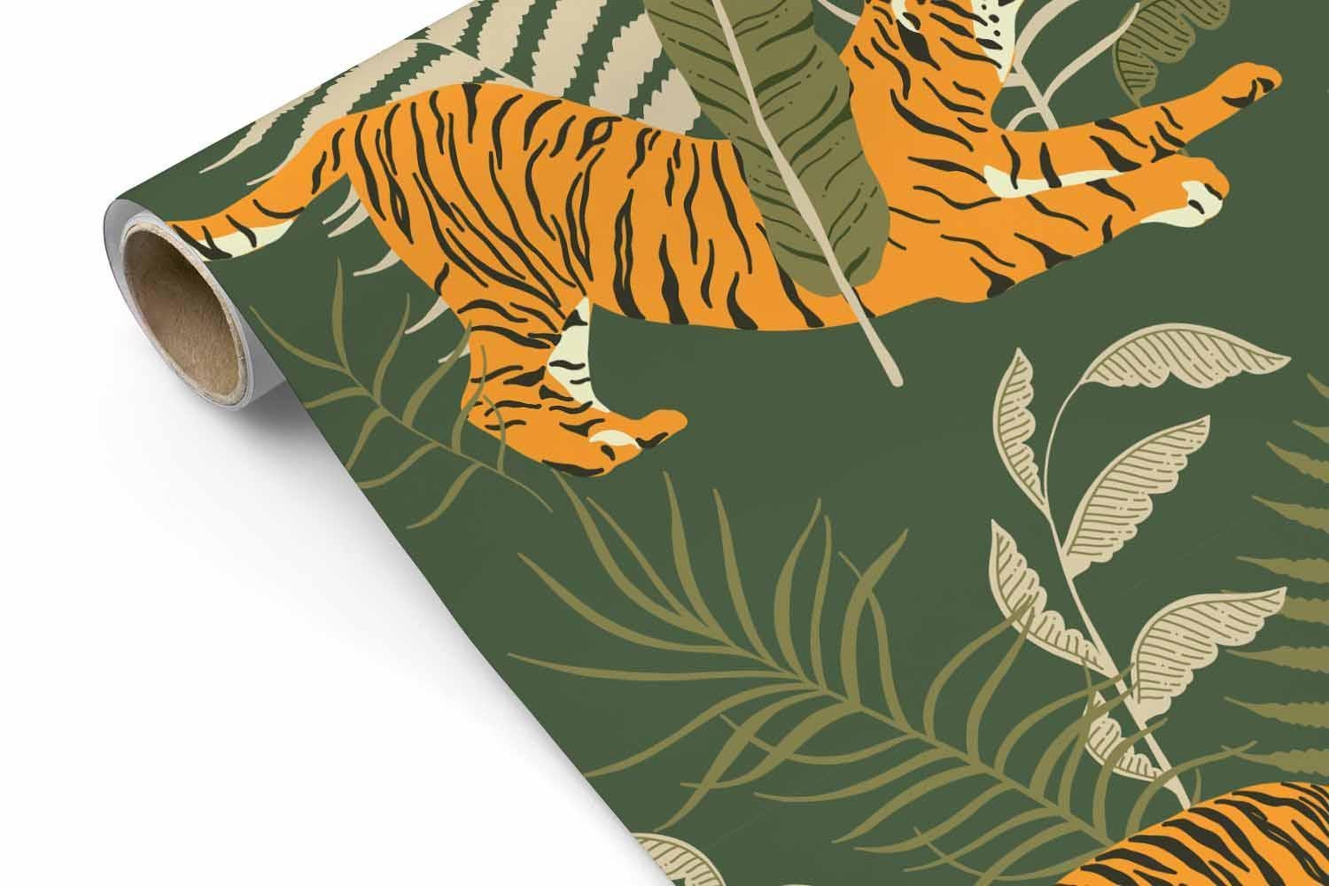 Tiger Peel And Stick Wallpaper