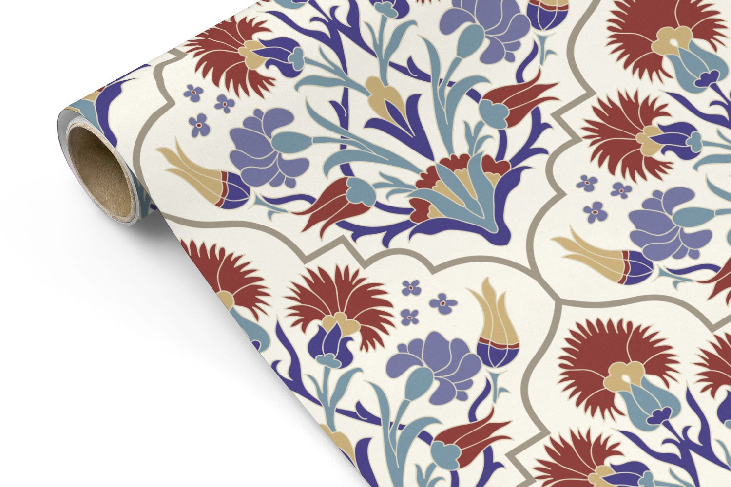 Turkish Pattern Wallpaper #077-peel & Stick Wallpaper-temporary ...