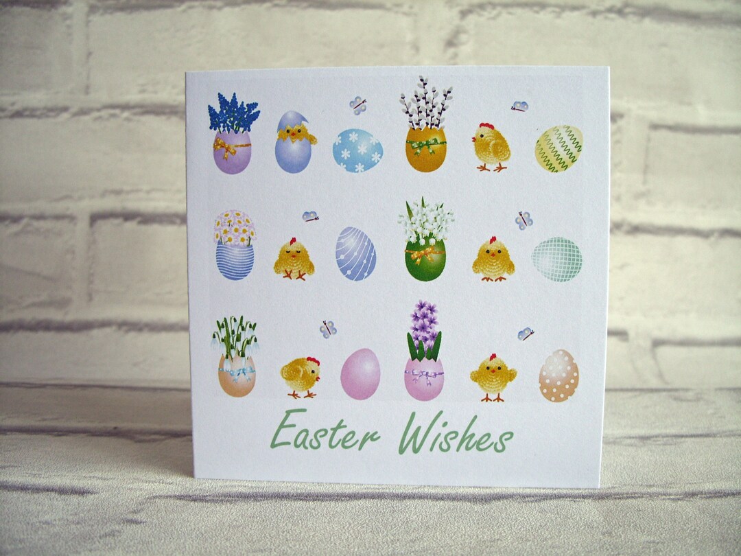 Happy Easter Cards, Pack of 6 Cards and Envelopes - Etsy