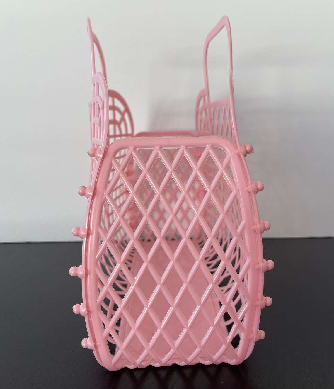 Small Bubblegum Pink Retro Jelly Tote - Etsy