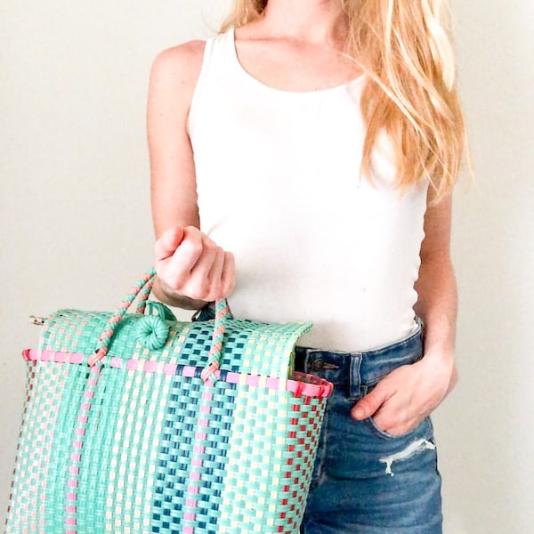 Plastic Tote Bag - Etsy