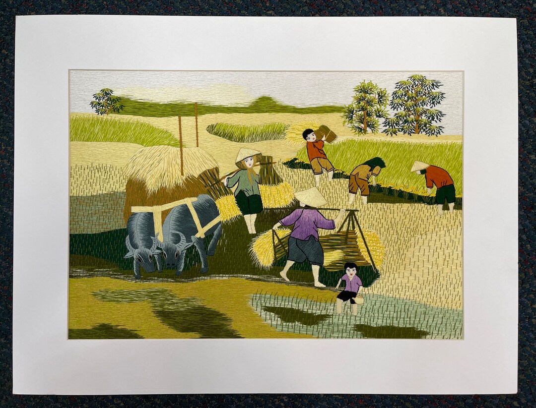 Vietnamese Handmade Needlework 100% Guarantee - Etsy