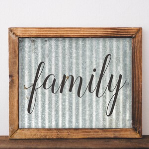 Family Sign Printable Family Print Family Printable Wall | Etsy