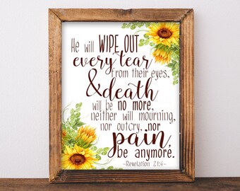 Revelation 21 4 | Etsy