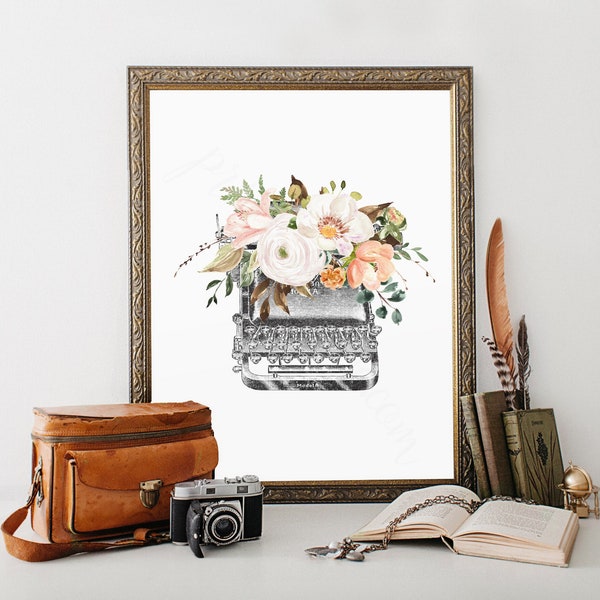 Typewriter Print - Etsy