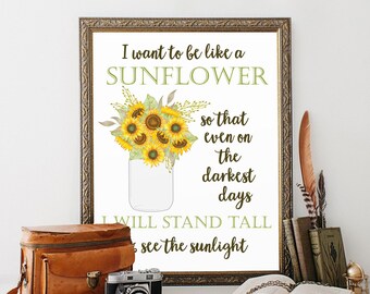 Sunflower decor | Etsy