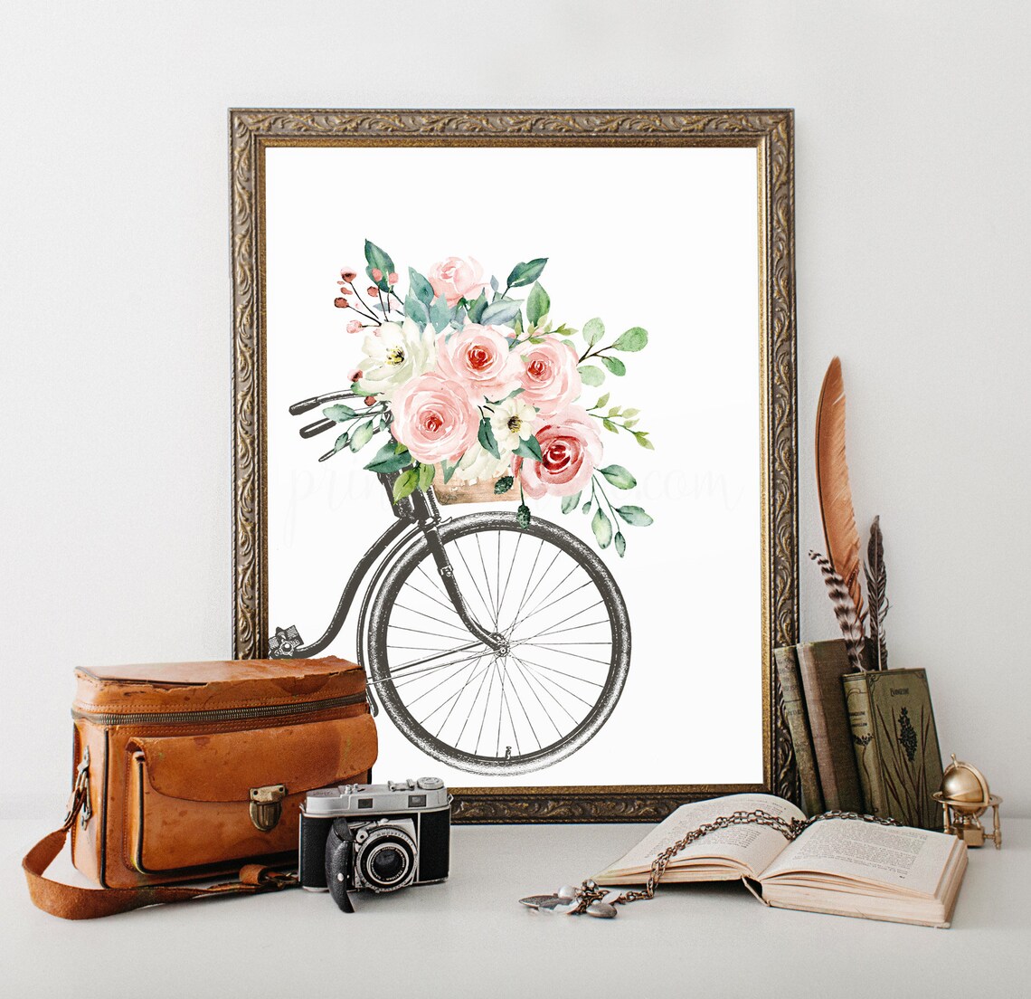 Bicycle Art bicycle art print bicycle art for kids room | Etsy