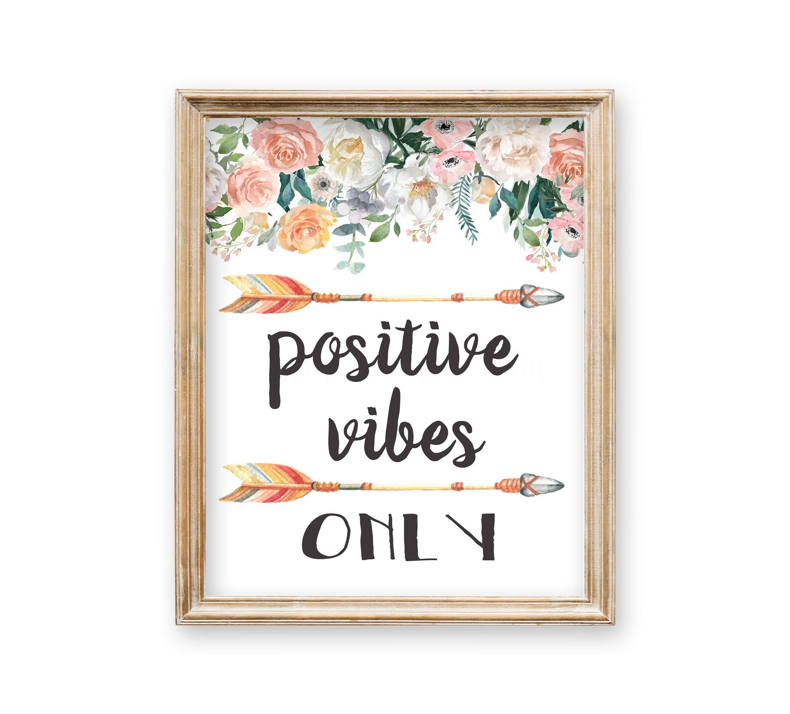 Positive Vibes Printable Good Vibes Good Vibes Only | Etsy