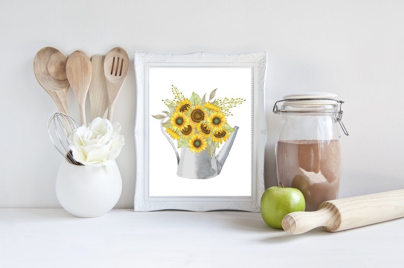 Sunflower Decor Fall Wall Decor Autumn Wall Art Fall - Etsy