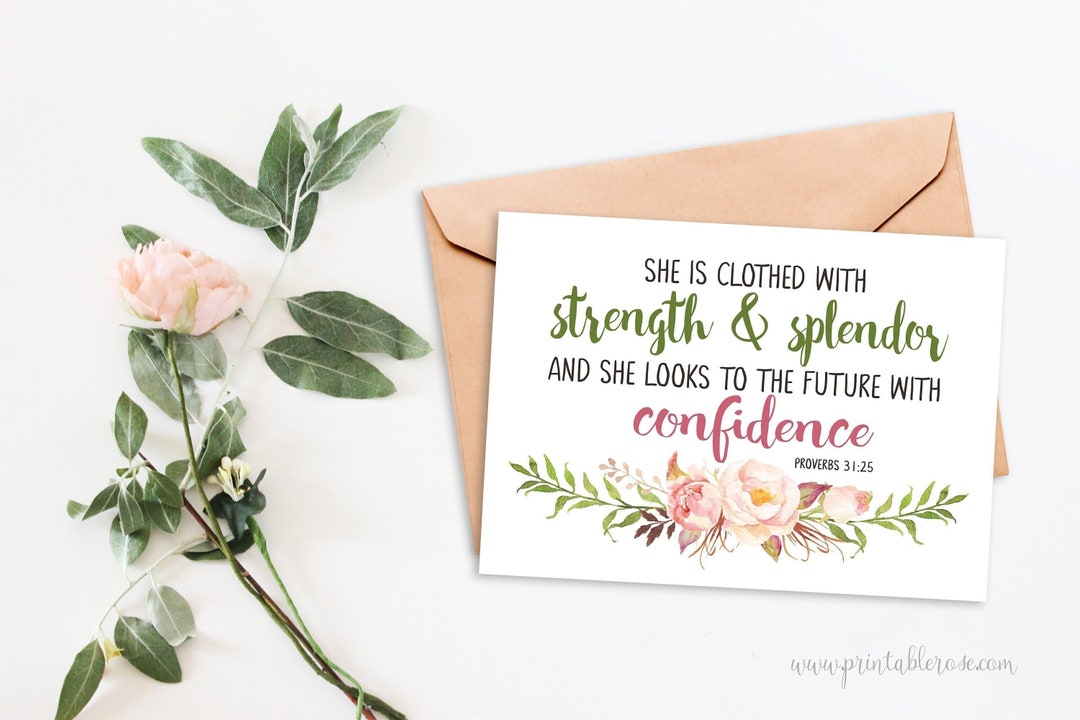 Graduation Card, Graduation Printable, Printable Cards, Proverbs 31 ...