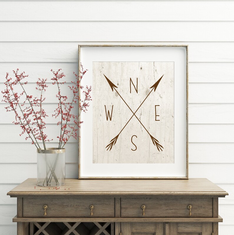 Compass Wall Decor Farmhouse Decor Farmhouse Wall Decor | Etsy