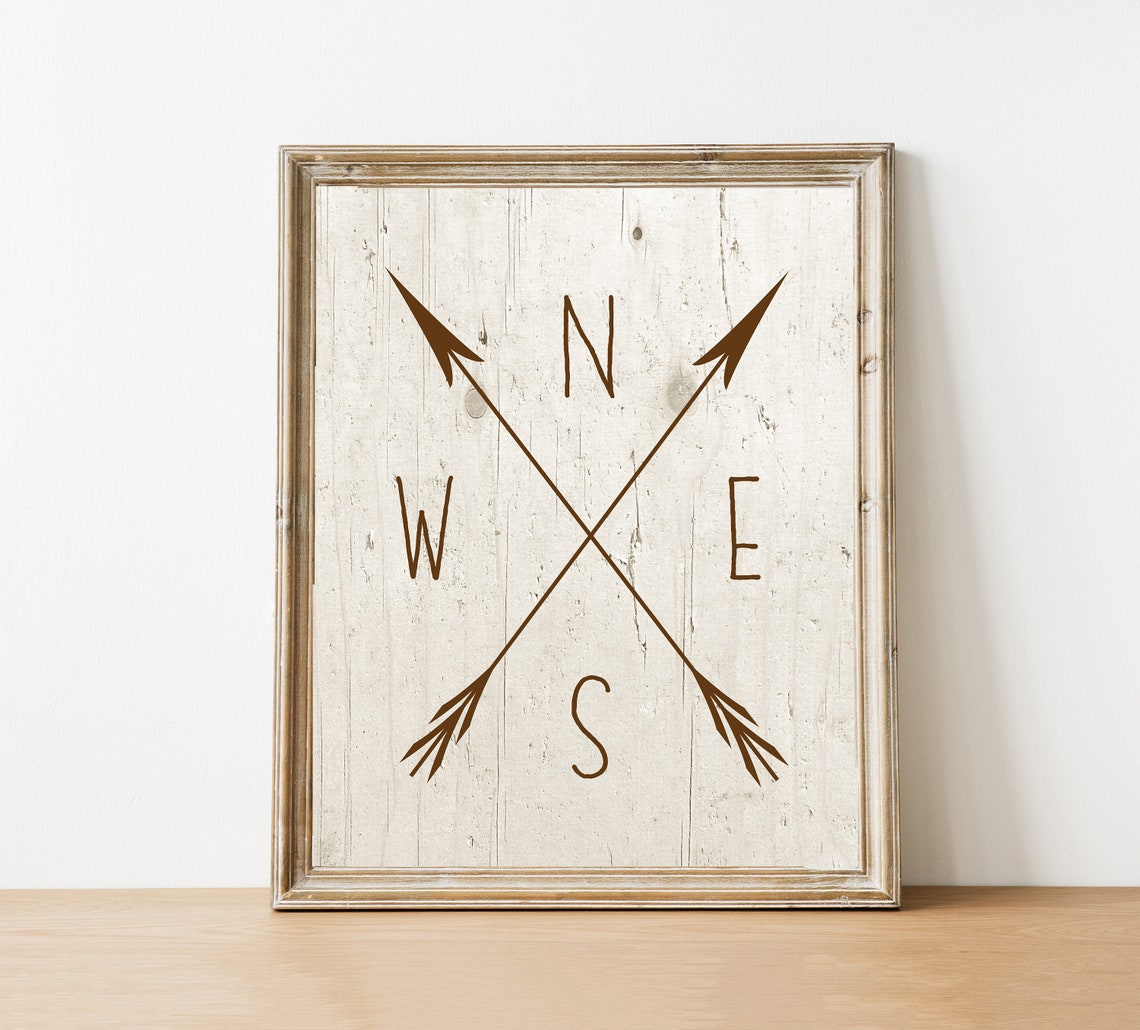 Compass Wall Decor Farmhouse Decor Farmhouse Wall Decor | Etsy