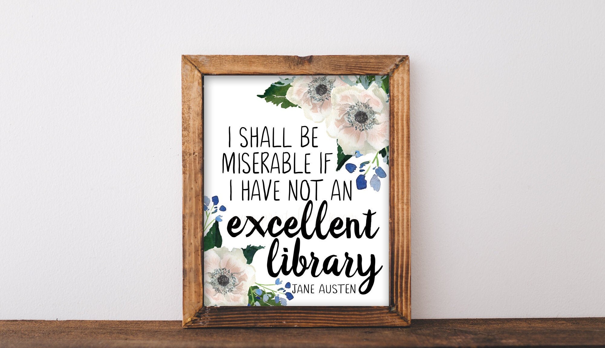 Jane Austen Printable Quotes Jane Austen Gift Jane Austen | Etsy