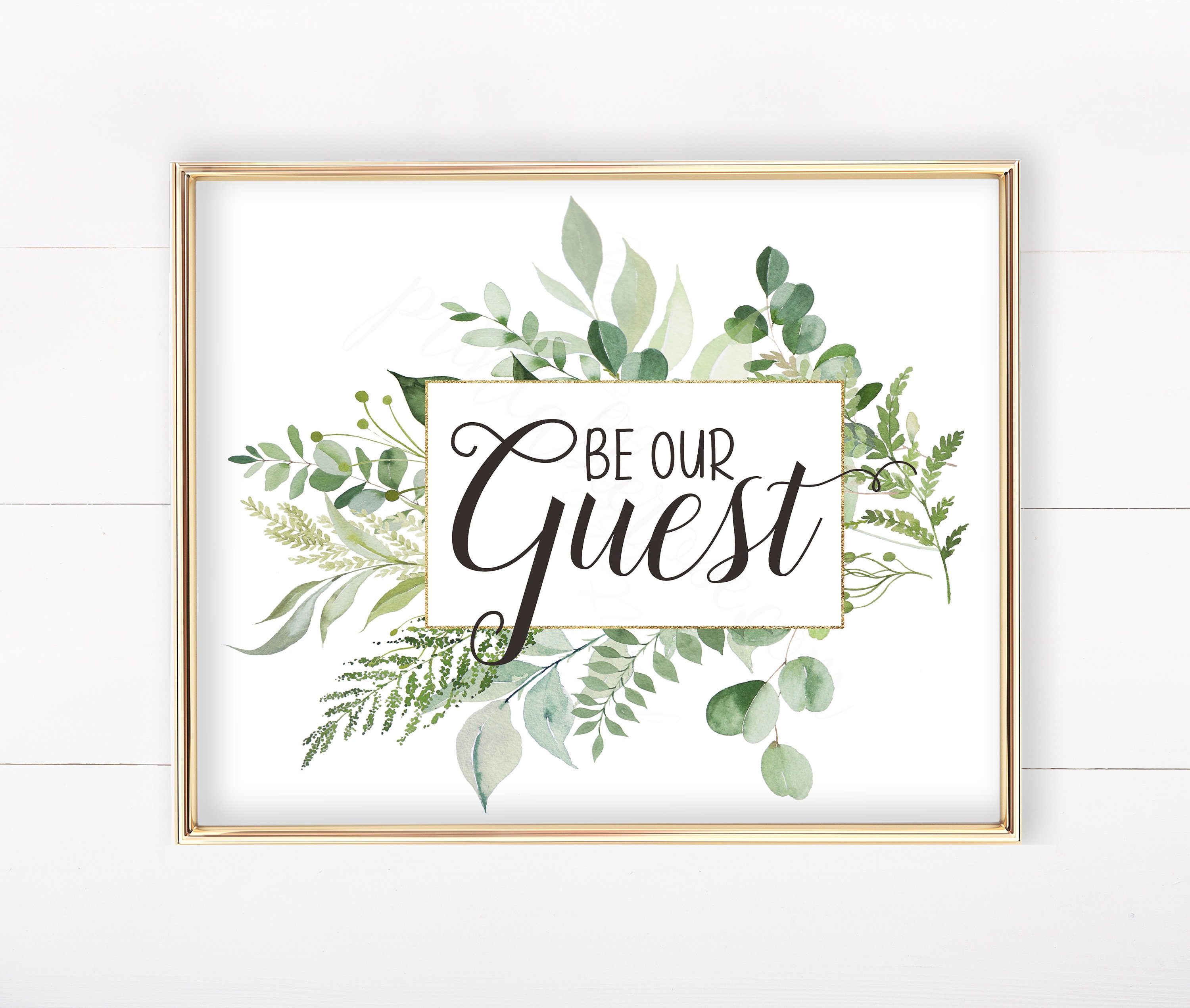 Be Our Guest Be Our Guest Sign Printable Be Our Guest | Etsy