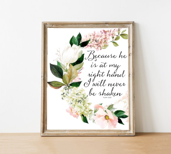 Bible Verse Print Wall Art printable bible verses bible | Etsy