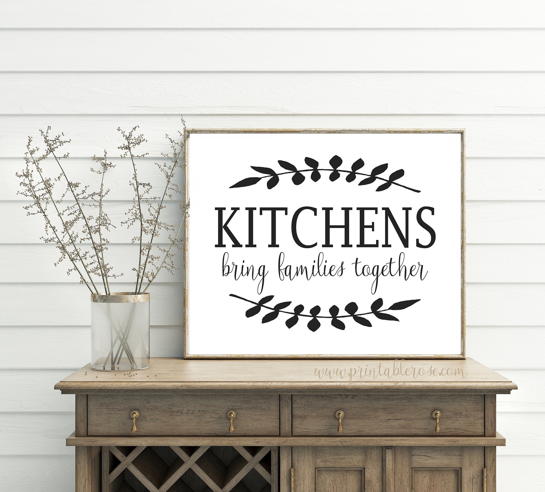 Farmhouse Kitchen Decor kitchen printable kitchens bring | Etsy