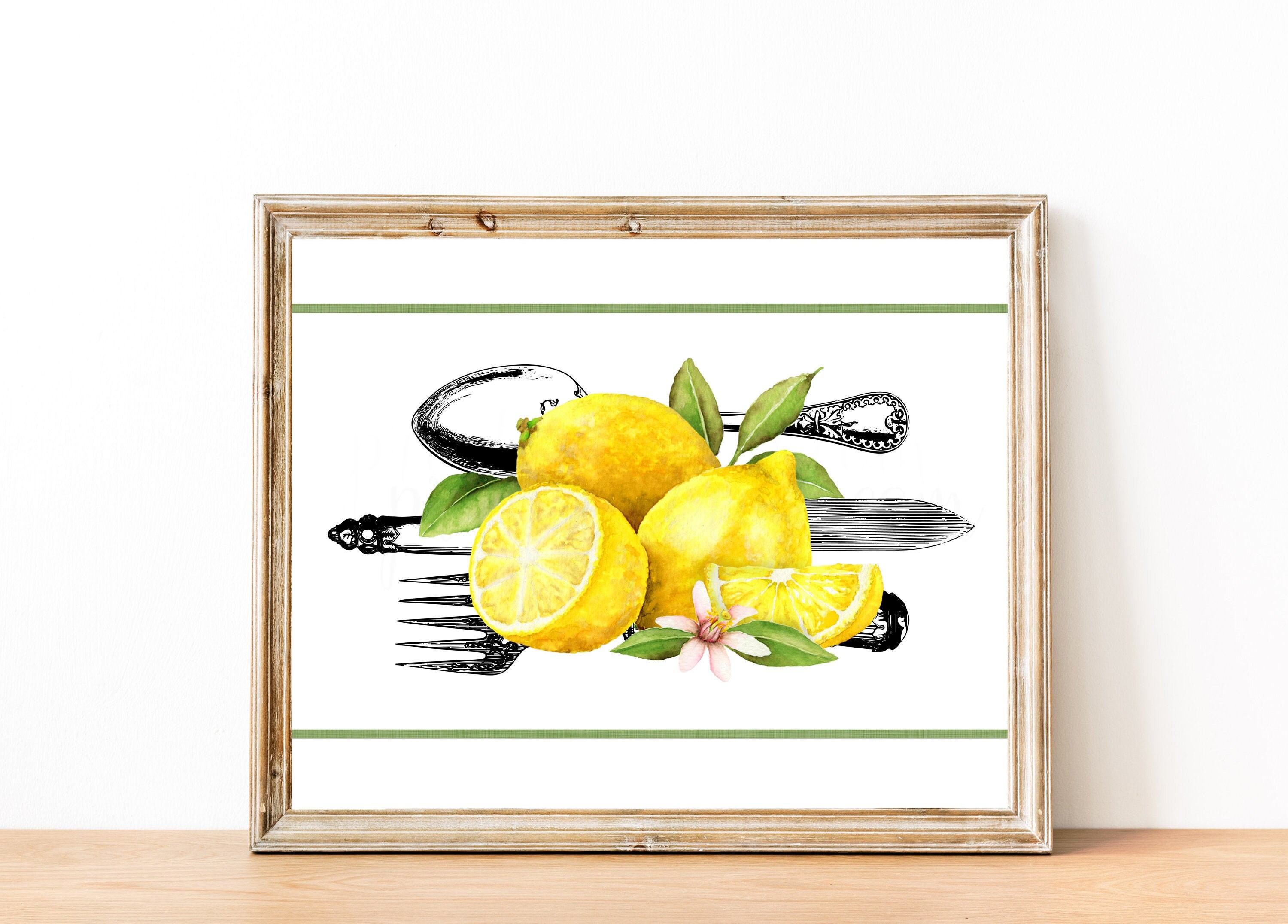 Lemon Kitchen Decor kitchen wall decor utensil wall decor | Etsy