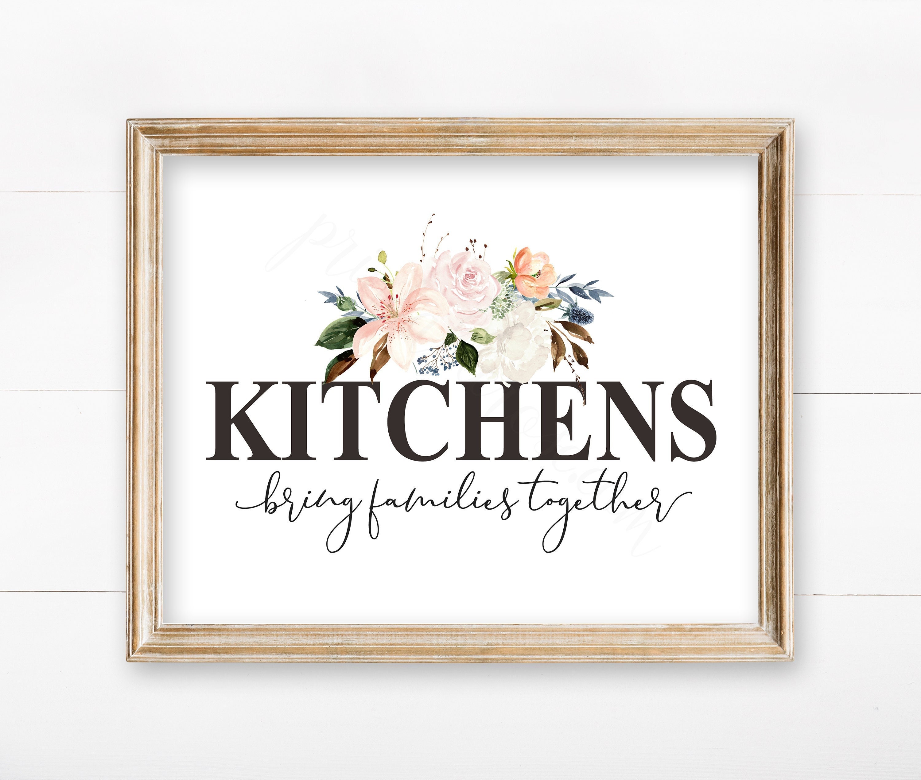 Farmhouse Kitchen Decor Kitchen Printable Kitchens Bring | Etsy