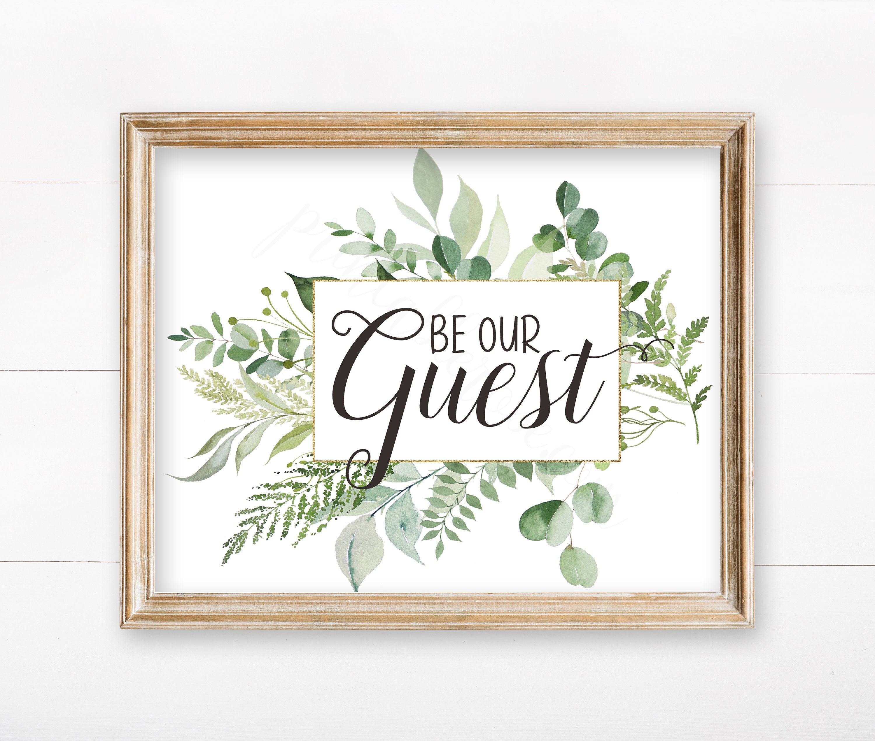 Be Our Guest Be Our Guest Sign Printable Be Our Guest - Etsy