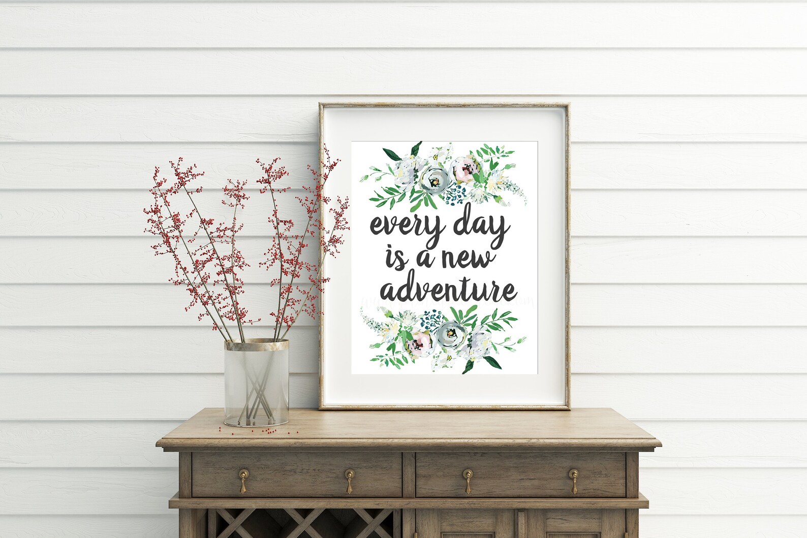 Printable Quote Every Day is a New Adventure Printable Home | Etsy