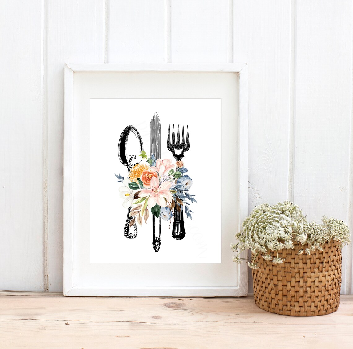 Utensil Wall Art Home Decor Kitchen Kitchen Farmhouse Decor - Etsy