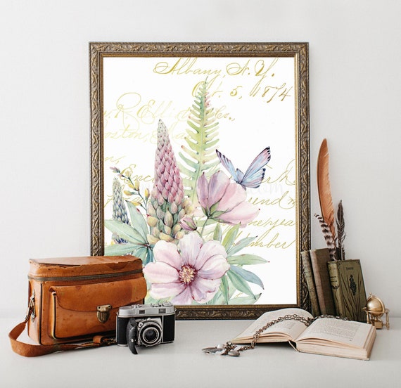 French Country Wall Decor Spring Sign Garden Wall Art - Etsy