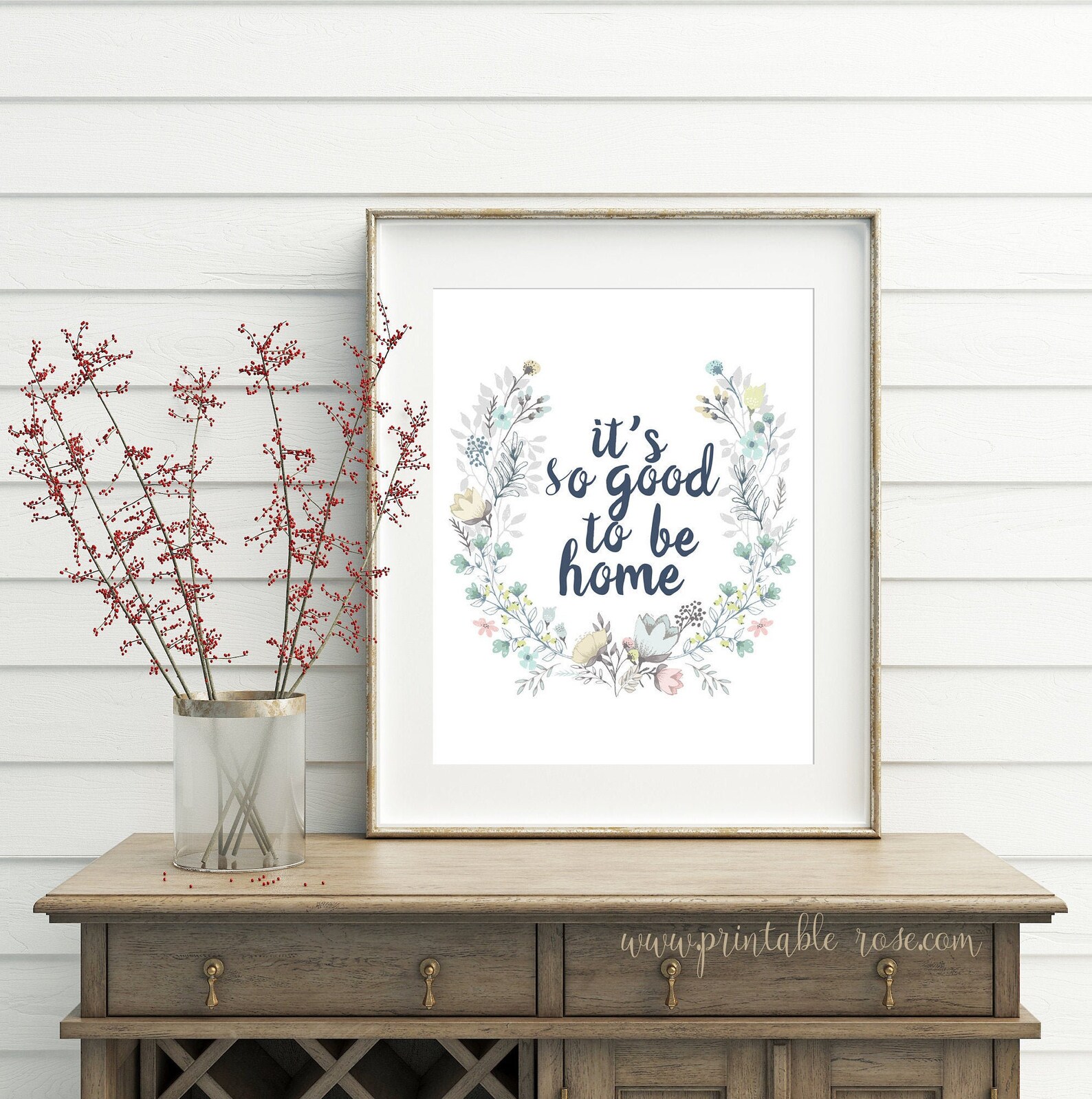 Its so Good to Be Home Sign Printable Quote Entryway Decor | Etsy