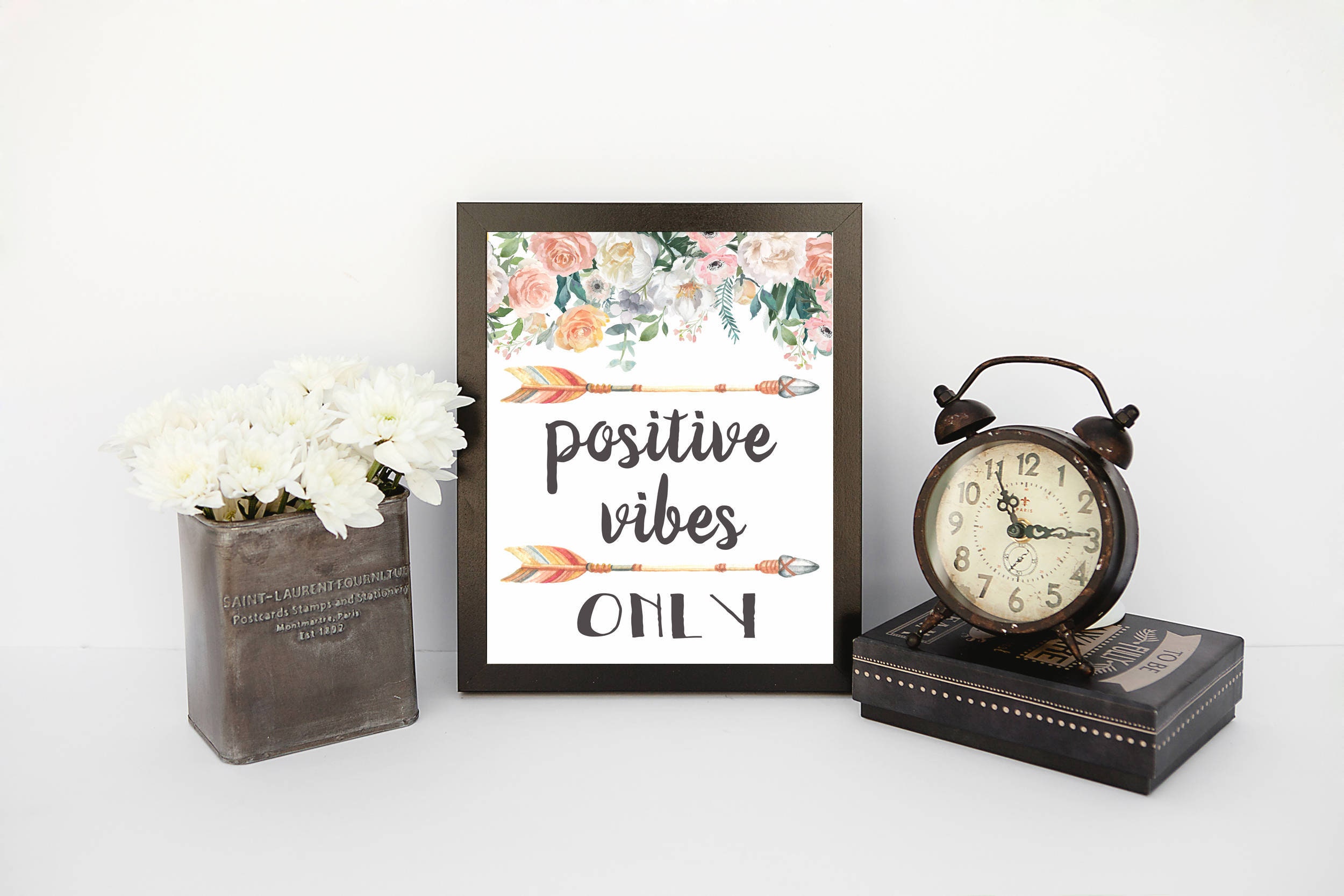 Positive Vibes Printable Good Vibes Good Vibes Only | Etsy