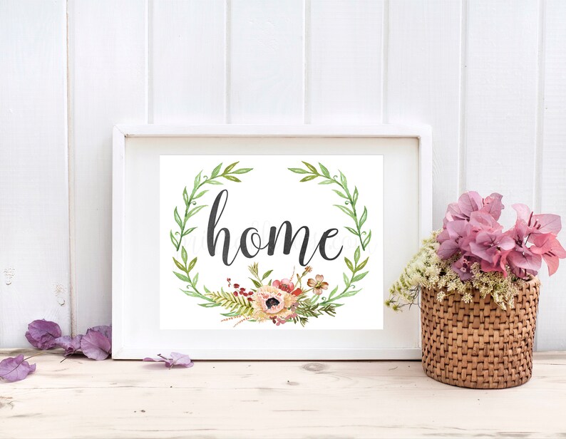 Home Sign Printable Home Print Home Printable Home Wall | Etsy