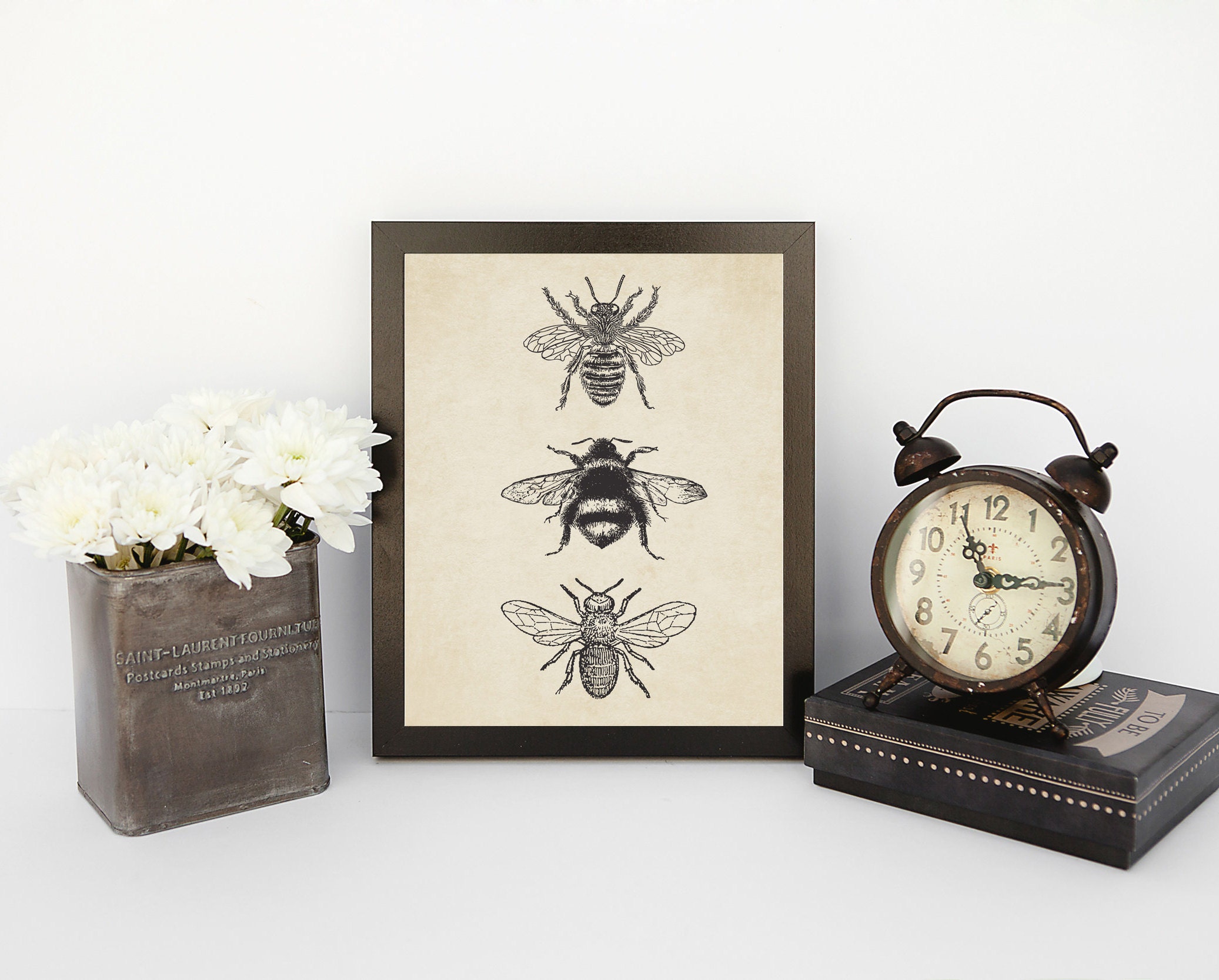 Bee Decor Printable Bee Decorations Bee Print Bee Wall | Etsy