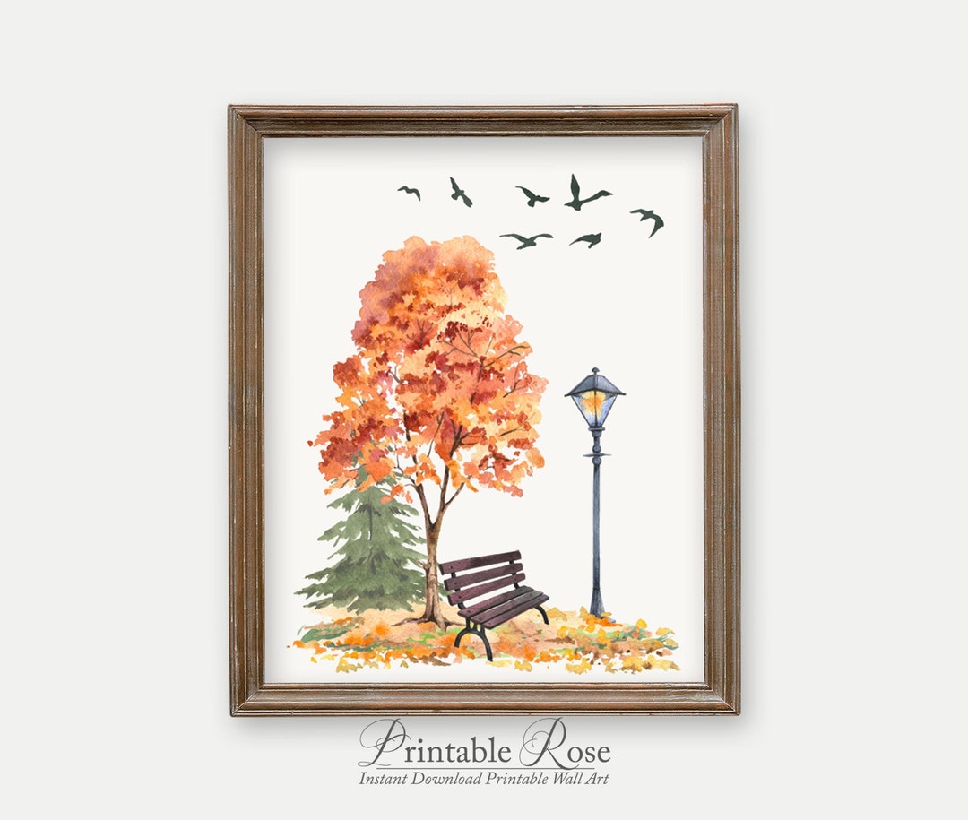 Fall Decor for Home Printable Fall Wall Art Autumn Decor Print Fall ...