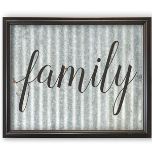 Family Sign Printable Family Print Family Printable Wall | Etsy