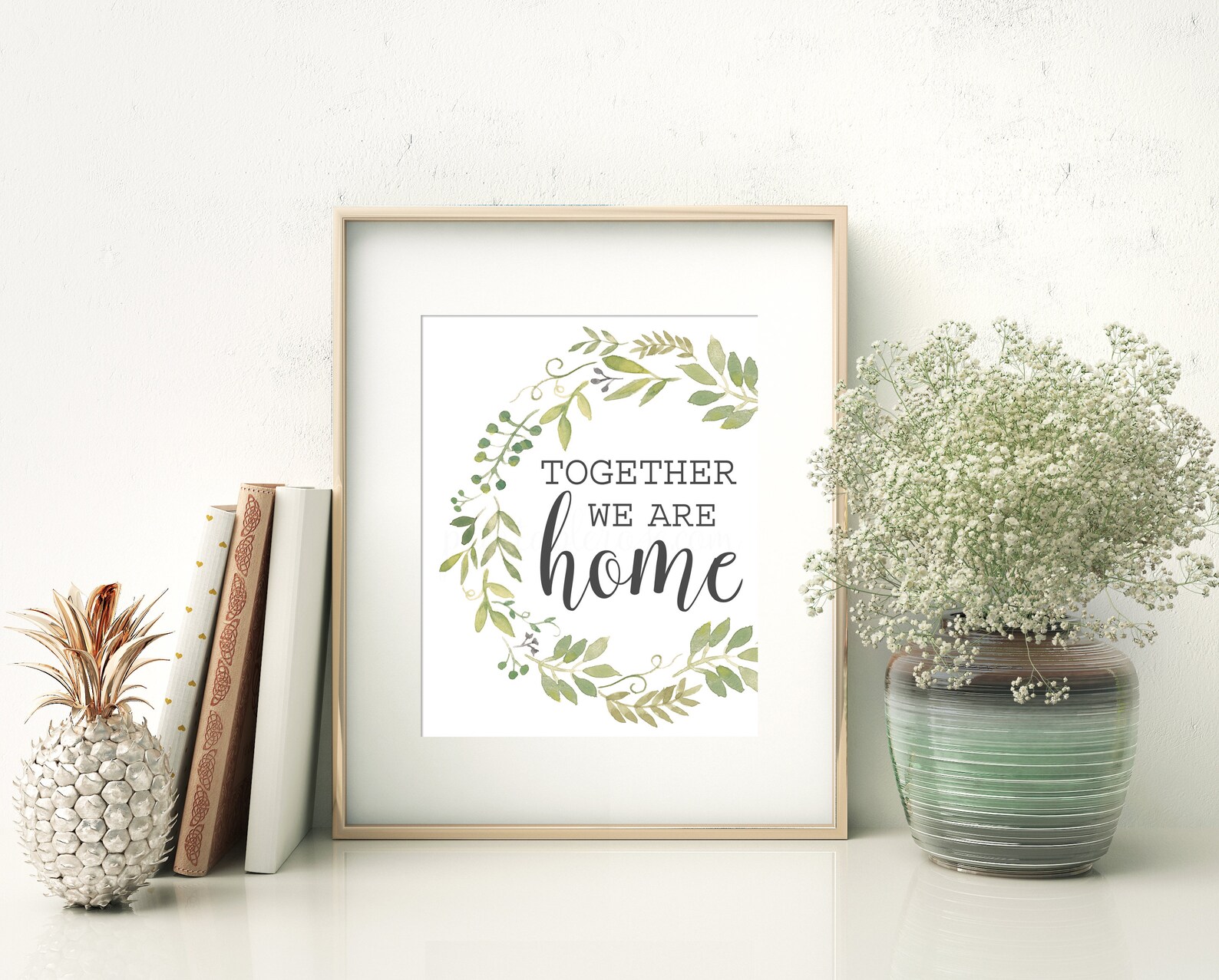 Together We Are Home Printable Entryway Together Sign | Etsy