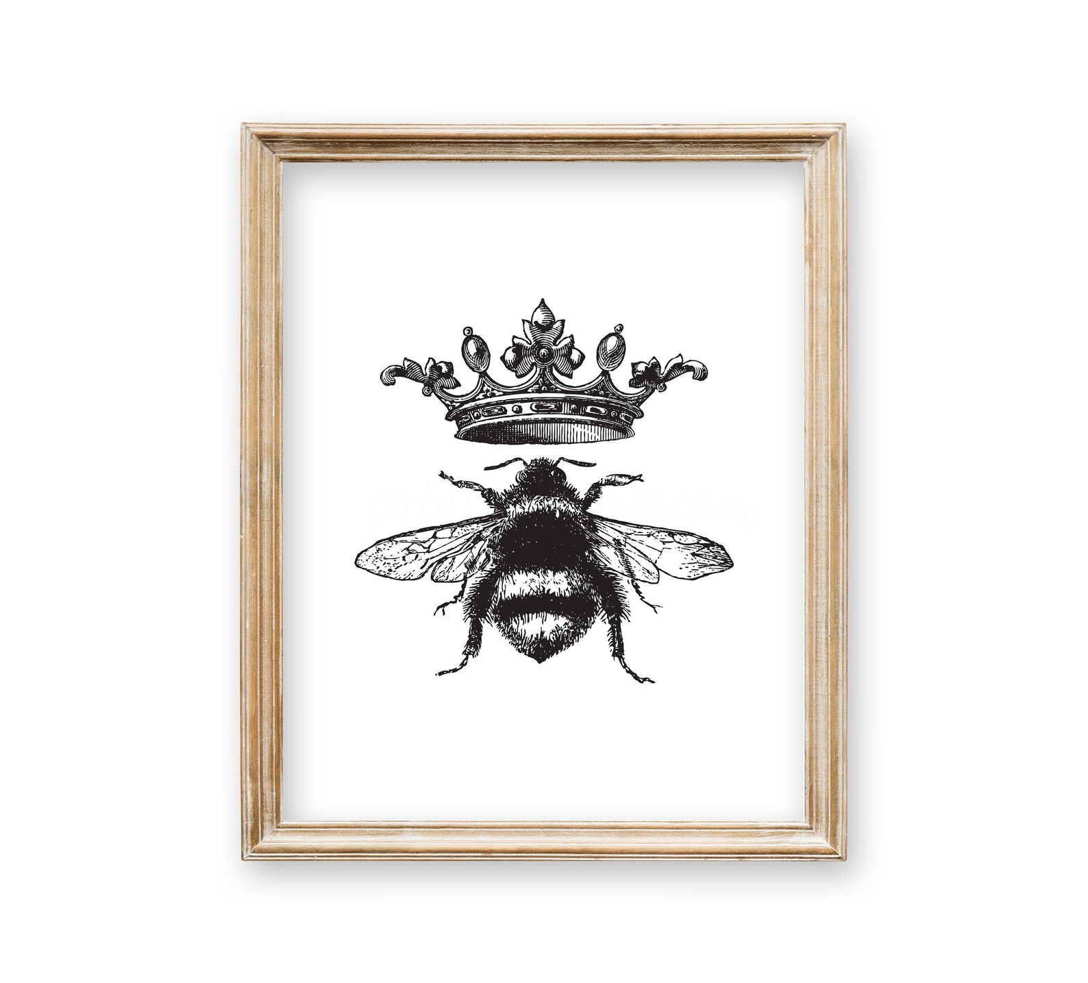 Bee Decor Printable Queen Bee Bee Print Queen Bee Wall | Etsy