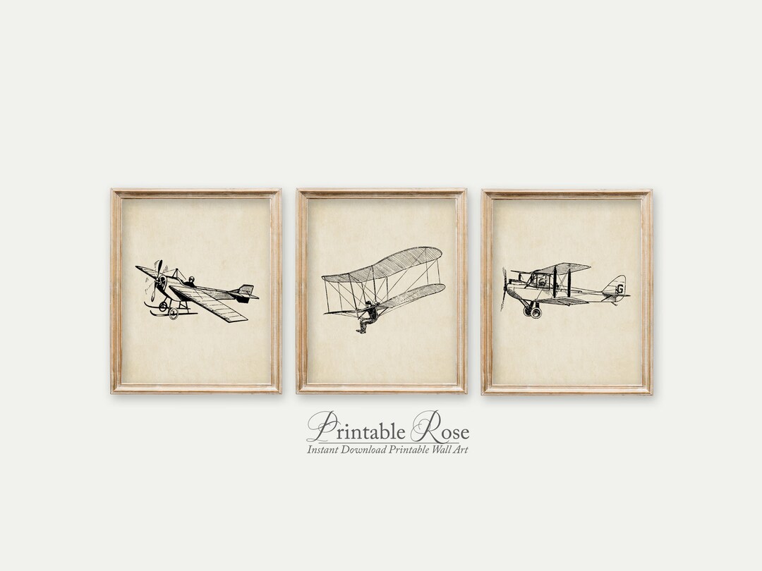 Airplane Decor, Airplane Printables, Airplane, Airplane Nursery ...