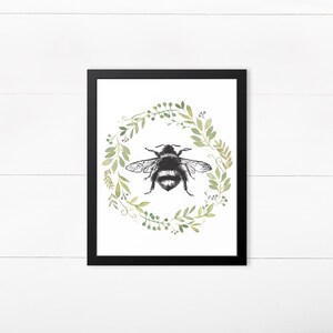 Bee Decor Printable Bee Decorations Bee Print Bee Wall | Etsy