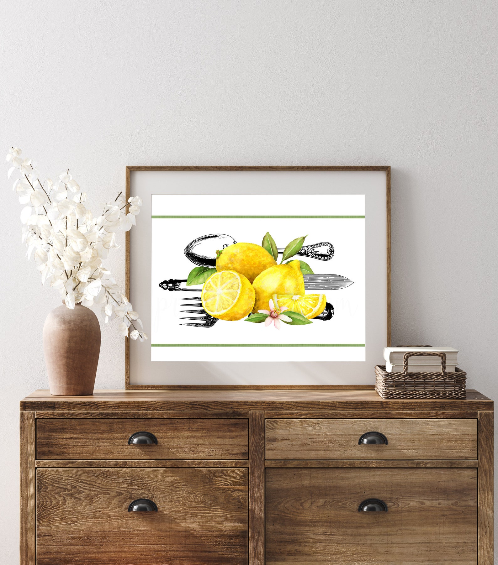 Lemon Kitchen Decor Kitchen Wall Decor Utensil Wall Decor - Etsy