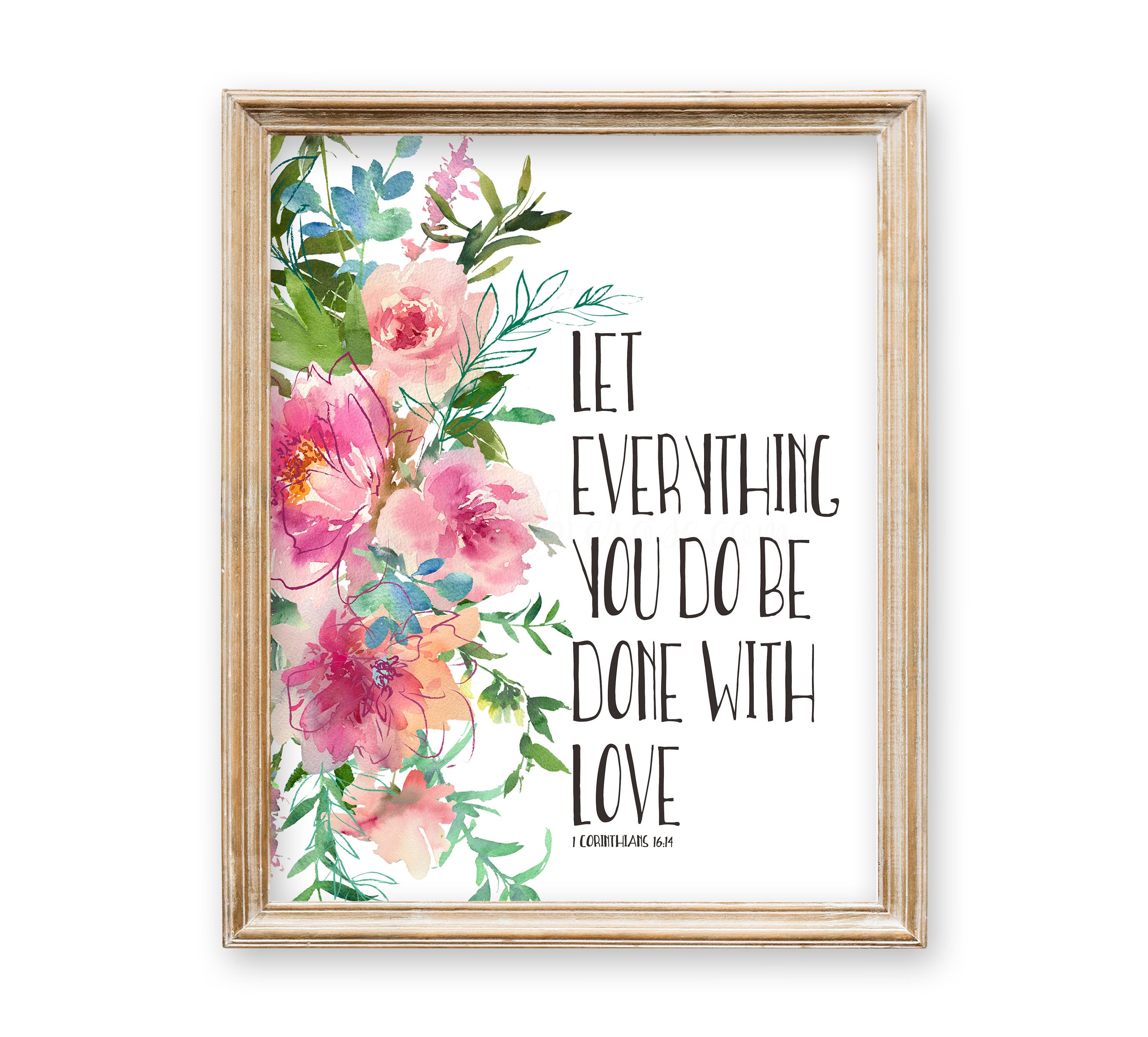 Bible Verse Wall Art Wall Decor Bible Wall Art Printable | Etsy