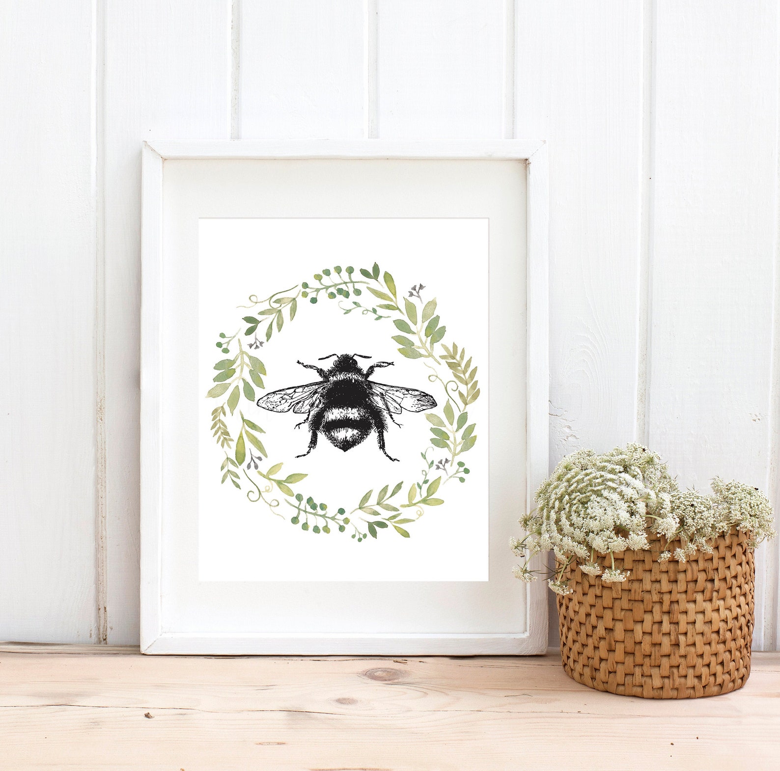 Bee Decor Printable Bee Decorations Bee Print Bee Wall | Etsy